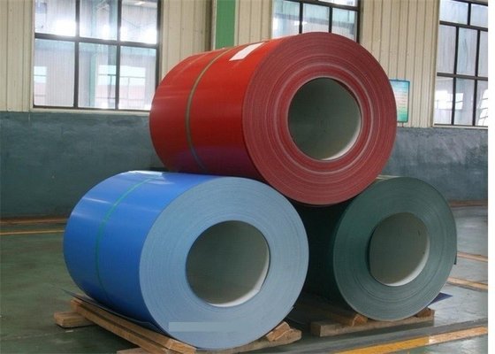 RAL Color Pre Painted Galvanized Coils 30-275g/M2 Zinc Coating For Solar Energy