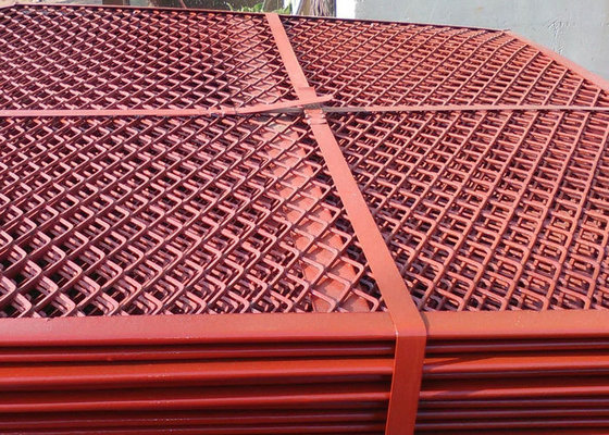 Galvanized Heavy Expanded Metal Mesh PVC Coated Surface Treatment For Fencing