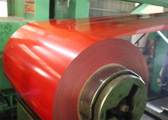 Ppgi Steel Coil / Colour Coated Steel Coils Zinc Coating 30 - 275g/M2