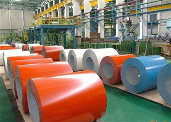 Galvanized Color Coated Coil Cold Rolled Technique 600 - 1250mm Width