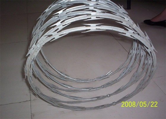 Stainless Steel Razor Barbed Wire Outside Diameter 450 - 960 Mm Excellent Protection