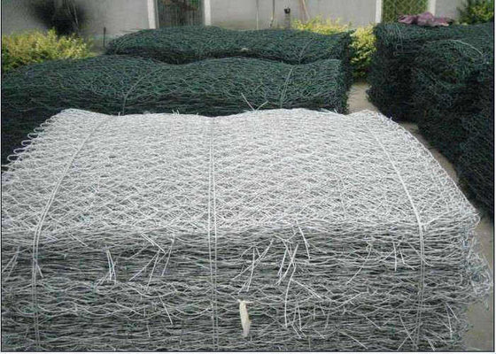 5% Al And 95% Zinc Coated Wire Gabion Boxes 2*1*1m For Fencing Wall Building
