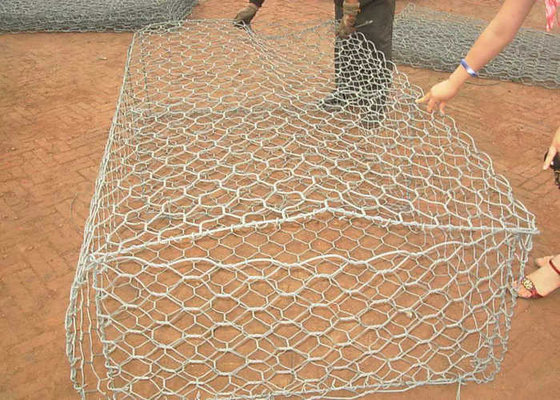 Hexagonal Mesh Gabion Box 2X1X1m Fit Protection Engineering Seaside Area