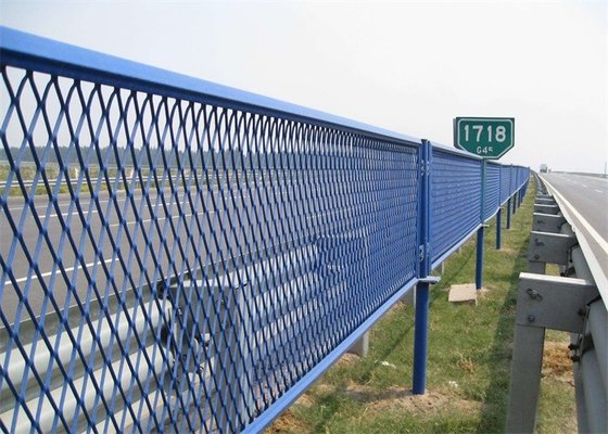 Galvanized Steel Grill Expanded Metal Mesh Diamond Hole Shape Free Sample