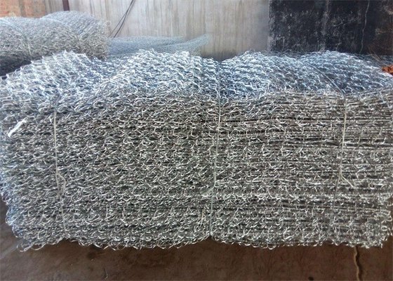 PVC Coated Wire Gabion Basket Gabion Cage 3*1*1m Sea Side Protection