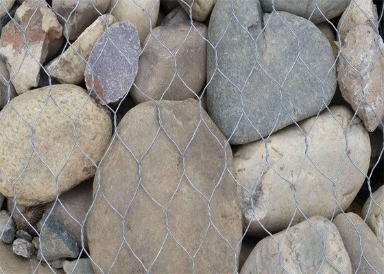 PVC Coated Wire Gabion Basket Gabion Cage 3*1*1m Sea Side Protection