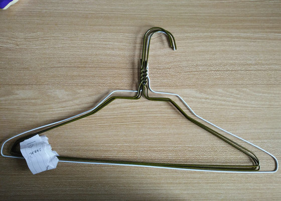 Galvanized Baling Wire Suit Hanger 14.5G Metal Wire Coat Hangers ISO9001 Listed
