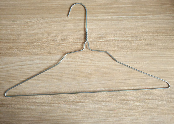 Galvanized Baling Wire Suit Hanger 14.5G Metal Wire Coat Hangers ISO9001 Listed