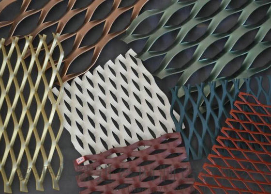 Aluminium Expanded Steel Diamond Mesh For Construction Building Material