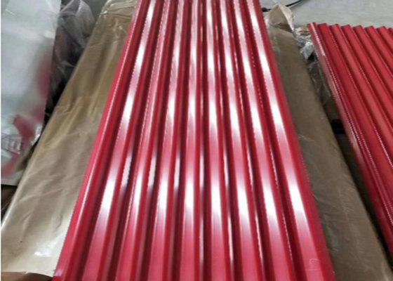 Color Galvanized Corrugated Metal Roofing Sheets Ppgi Corrugated Roofing Steel 0.13-1.2mm