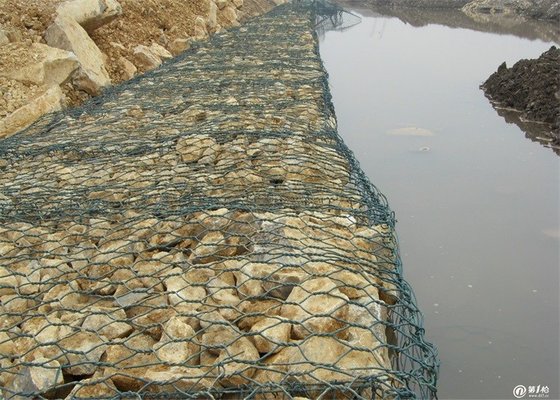 2X1X1m Gabion Stone Basket Wire Mesh Gabion Box Strong Corrosion Resistance