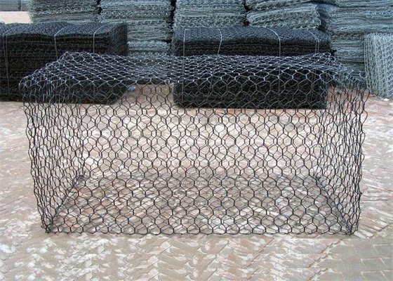 Double Twist Woven Hexagonal Shape Gabion Box High Standard Zinc Coated