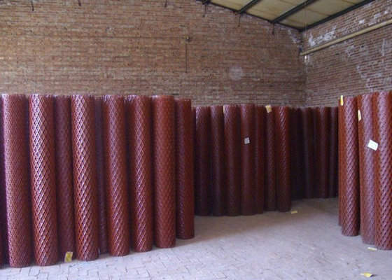 Colors Coated Galvanized Expanded Metal Mesh 0.5-8mm Thickness