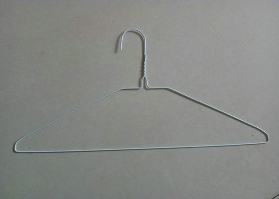 16 Inches Laundry Powder Coating Hanger White Colors With 1.8-2.2 Thickness
