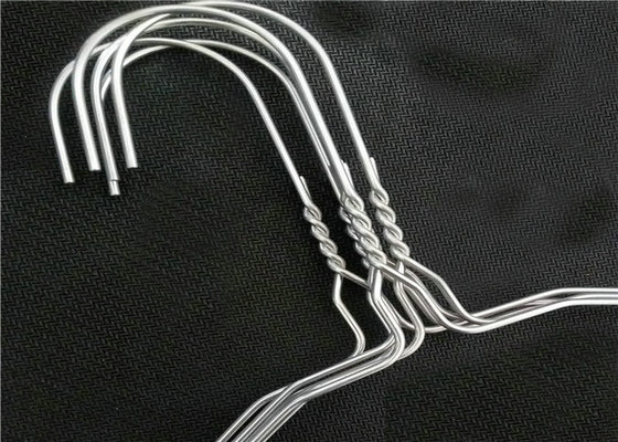 16 Inches Laundry Powder Coating Hanger White Colors With 1.8-2.2 Thickness