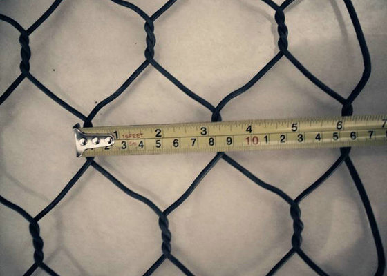 PVC Coated Galvanized Gabion Boxes Stone Cage For Dykes And Dams
