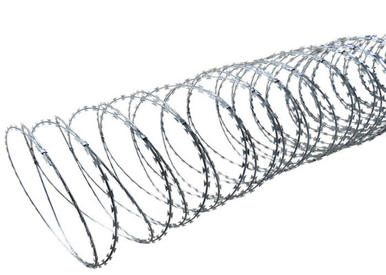 High Protection Razor Barbed Tape Wire , Blade Concertina Razor Wire