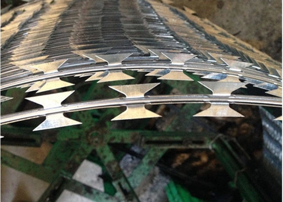 Coil Thermal BTO-22 Concertina Razor Barbed Wire Mesh 0.5mm Thickness