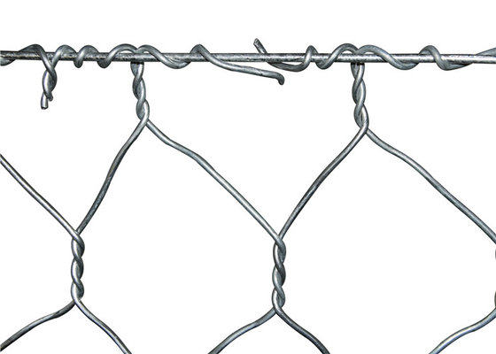 Heavy Galvanized Gabion Box , Gabion Mesh Cage For River Bank Protection