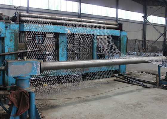 Hexagonal Woven Mesh 80x100mm Gabion Rock Wall Cages For River Bank Protection