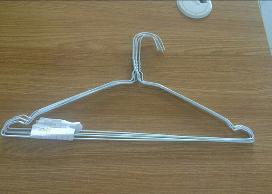 16 Inches Sirt Hanger Galvanized Wire Hangers For Laundry White Colors