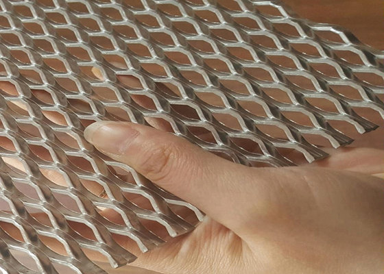 Aluminum Small Hole Expanded Metal Wire Mesh Rolls And Panel ISO9001 Listed
