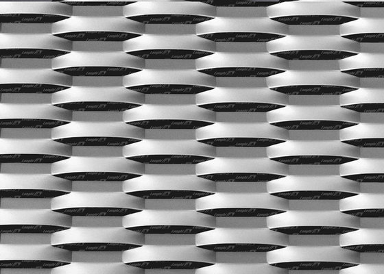 Grill Expanded Metal Mesh Cladding Galvanized Steel Wire Material