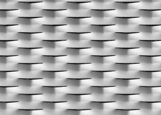 Grill Expanded Metal Mesh Cladding Galvanized Steel Wire Material