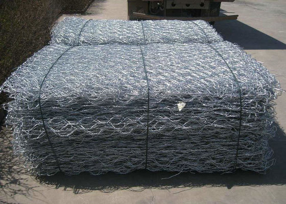 Hexagonal Woven Gabion Basket Rock Gabion Cages For Retaining Wall Construction