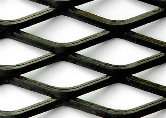 Hot Dipped Galvanized Expanded Metal Wire Mesh Plain Weave 10*20 Mm Size