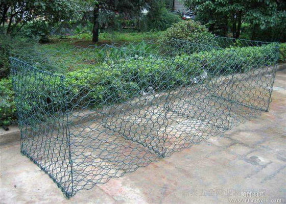 Hot Dipped Galvanized Gabion Wire Mesh Hexagonal Hole 0.5-3 Width