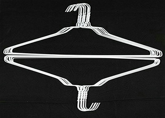 Hot Dipped Galvanized Wire Clothes Hangers / Dry Cleaner Hangers