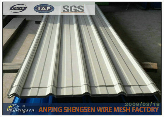 Multiple Colors Corrugated Steel Panels PPGI Thickness 0.5mm Width 1.2mm