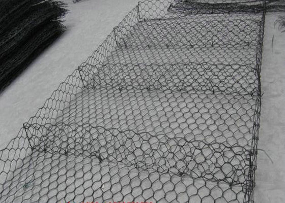 Galvanized Gabion Baskets / Gabion Baskets Retaining Wall High Tensile Strength