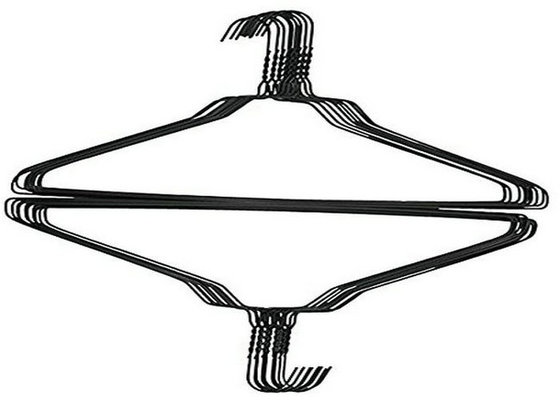 Hot Dipped Galvanized Wire Clothes Hangers / Dry Cleaner Hangers