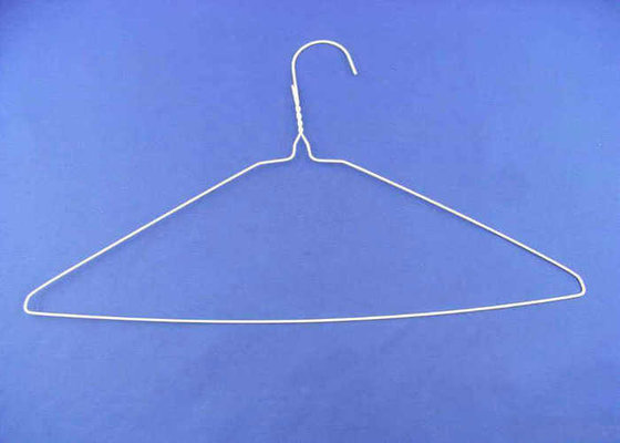 Laundry Use 16 Inches 2.0mm Powder Coating Hangers For Dry Cleaning