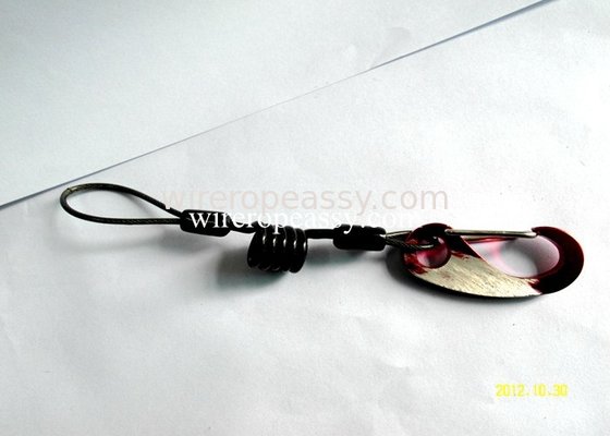 High Tension Steel Retractable Tool Lanyard With Tack / Egg Hook