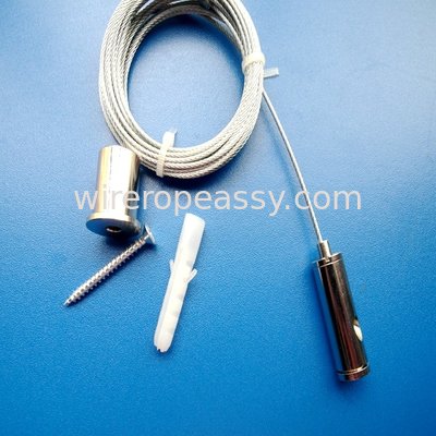 Indoor LED Suspended Lighting Fixtures with Cross Cable Gripper and Screws