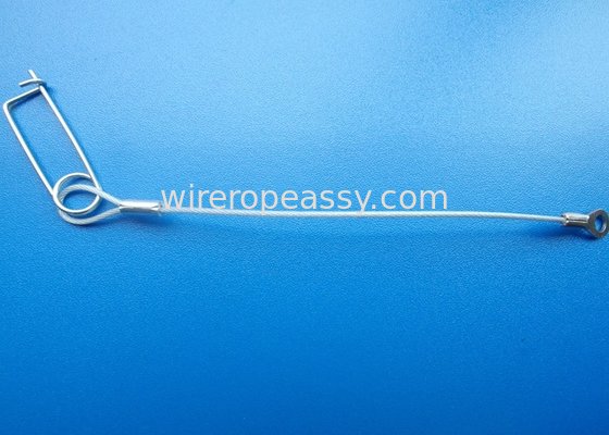1.5mm Coated Galvanized Wire Rope Assembly With Pin Clips Terminal