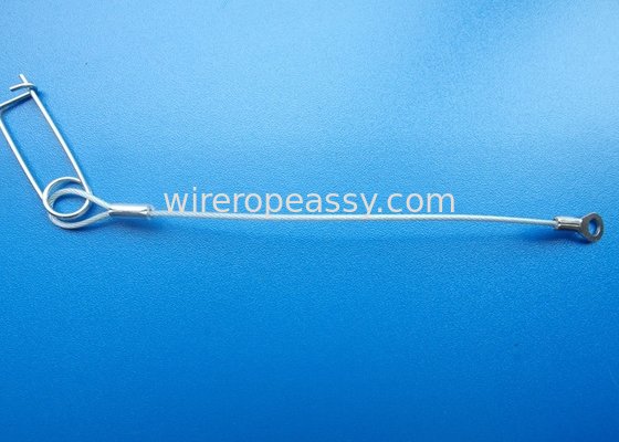 1.5mm Coated Galvanized Wire Rope Assembly With Pin Clips Terminal