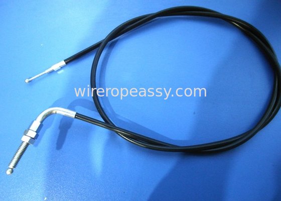 Galvanized Front Motorcycle Brake Cable With Bended Terminal Fittings