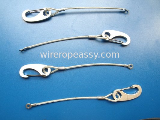 7 * 7 Construction Wire Rope Assembly Hanging Egg Hooks For Lighting