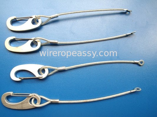 7 * 7 Construction Wire Rope Assembly Hanging Egg Hooks For Lighting