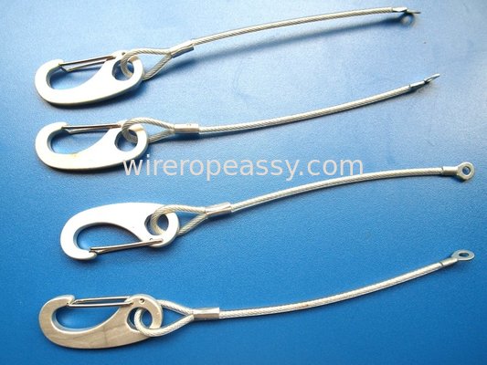 7 * 7 Construction Wire Rope Assembly Hanging Egg Hooks For Lighting