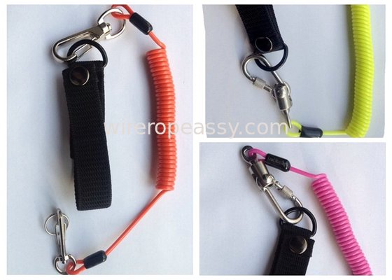 3.2mm Spring Safety Tool Lanyards  Retractable Safety Lanyard