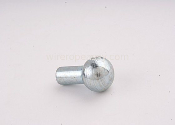 Gym Cable Stamped Steel Plated Terminal Fittings Nickel Shrank Ball