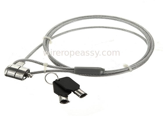 4.0mm Security Cable Lock Luggage Password Lock 1.5mm Diameter 7*7