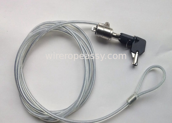 4.0mm Security Cable Lock Luggage Password Lock 1.5mm Diameter 7*7