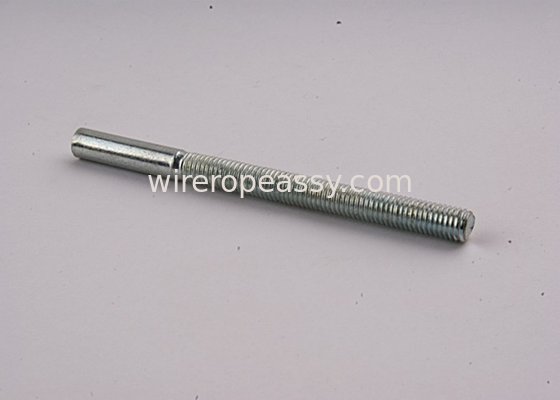 Die Cast M6 Galvanized Swaged Thread Rods Suited For 1.2mm / 1.8mm Cable