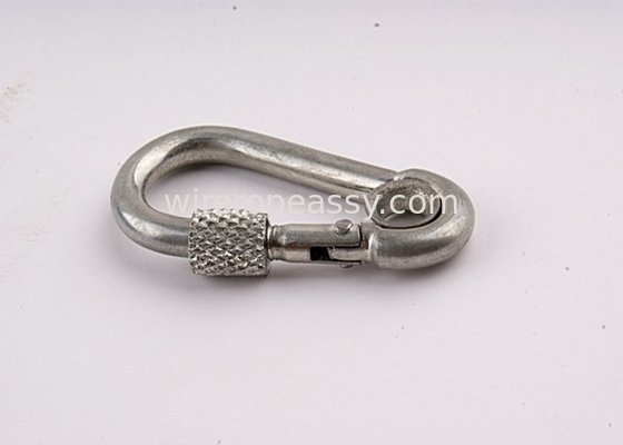 Tool Galvanized Plated Snap Hook Terminal Fittings With Ring Screw